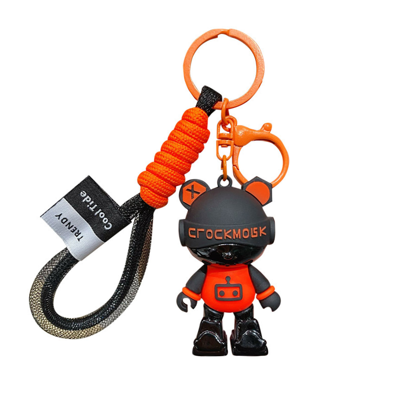Cyber Bear Keychain – Futuristic & Fun | Patchee LK